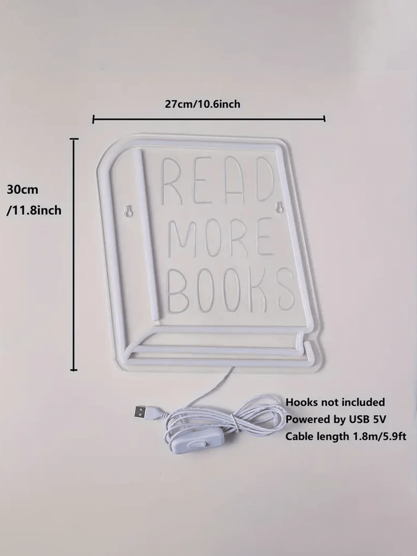 Read More Books - USB Powered Neon Sign - The Perfect Choice For ...