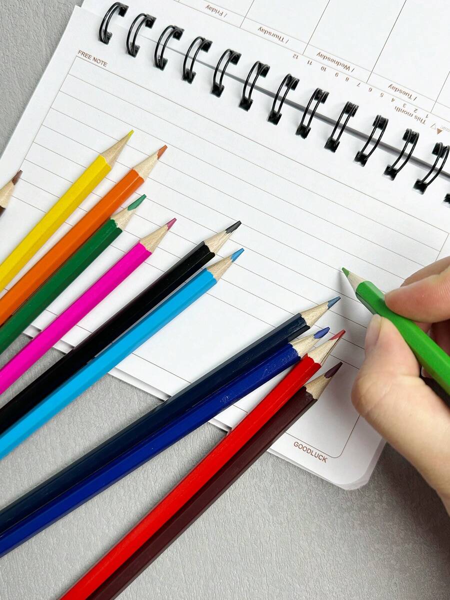 12 Cute Cartoon Colored Pencils For Students To Draw, Doodle, And ...