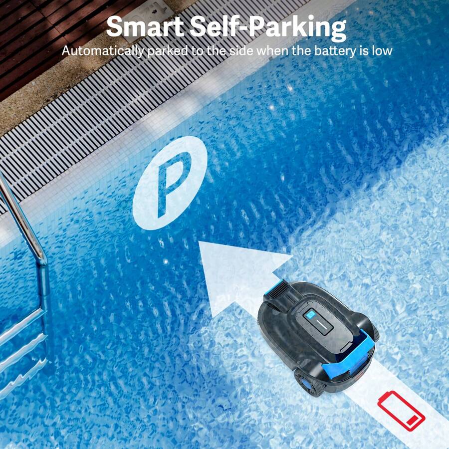 HOMLUX S1 Smart Pool Cleaning Robot, Robotic Pool Vacuum Cleaner ...