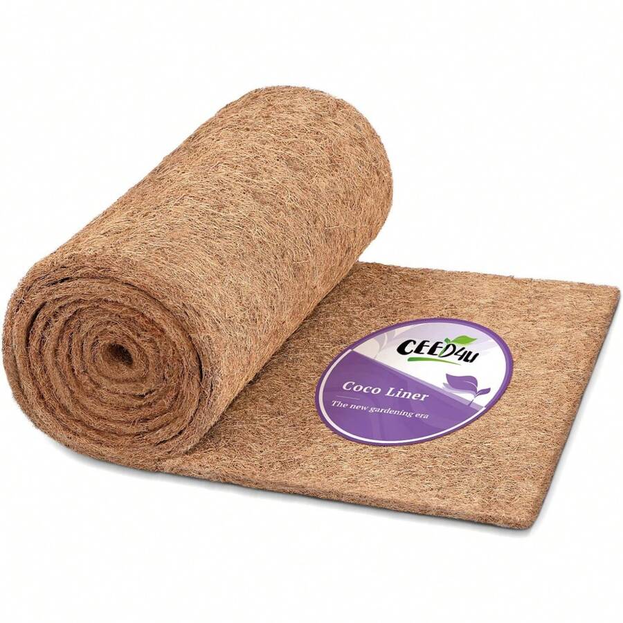 Natural Coco Coir Liner Rolls Coconut Fiber Sheet Coco Mat For Planter ...