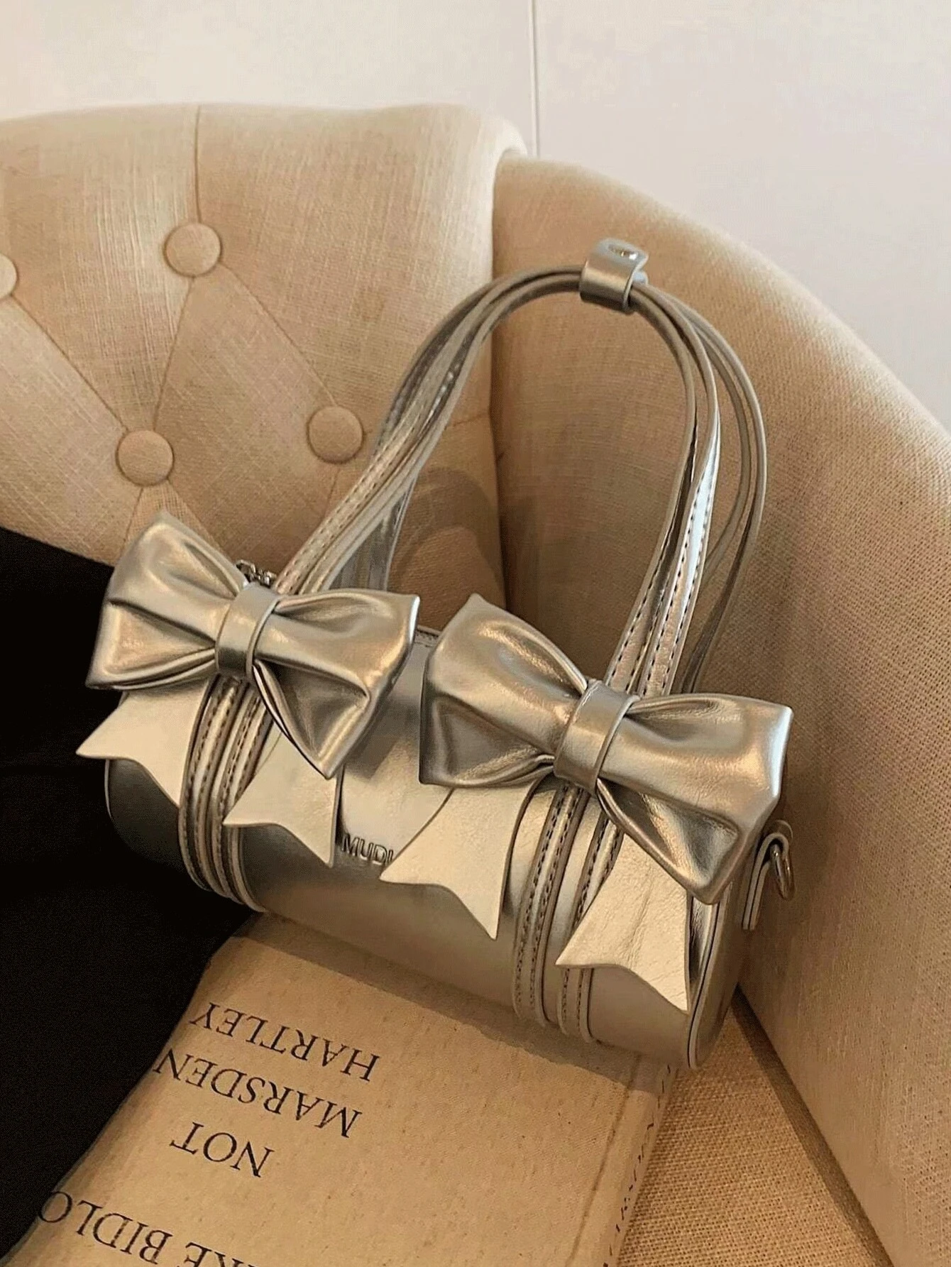 En 2024, le nouveau sac rond portable en toile de haute qualité PU ...