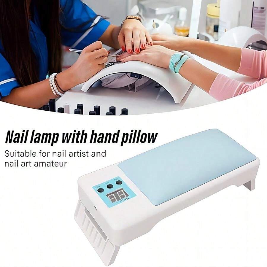 Lampe à ongles pliante et pratique à deux mains avec repose-main, sèche ...