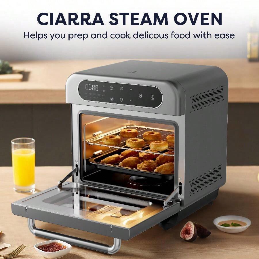 CIARRA 8-In-1 Countertop Convection Steam Oven With Steam, Rapid Steam ...