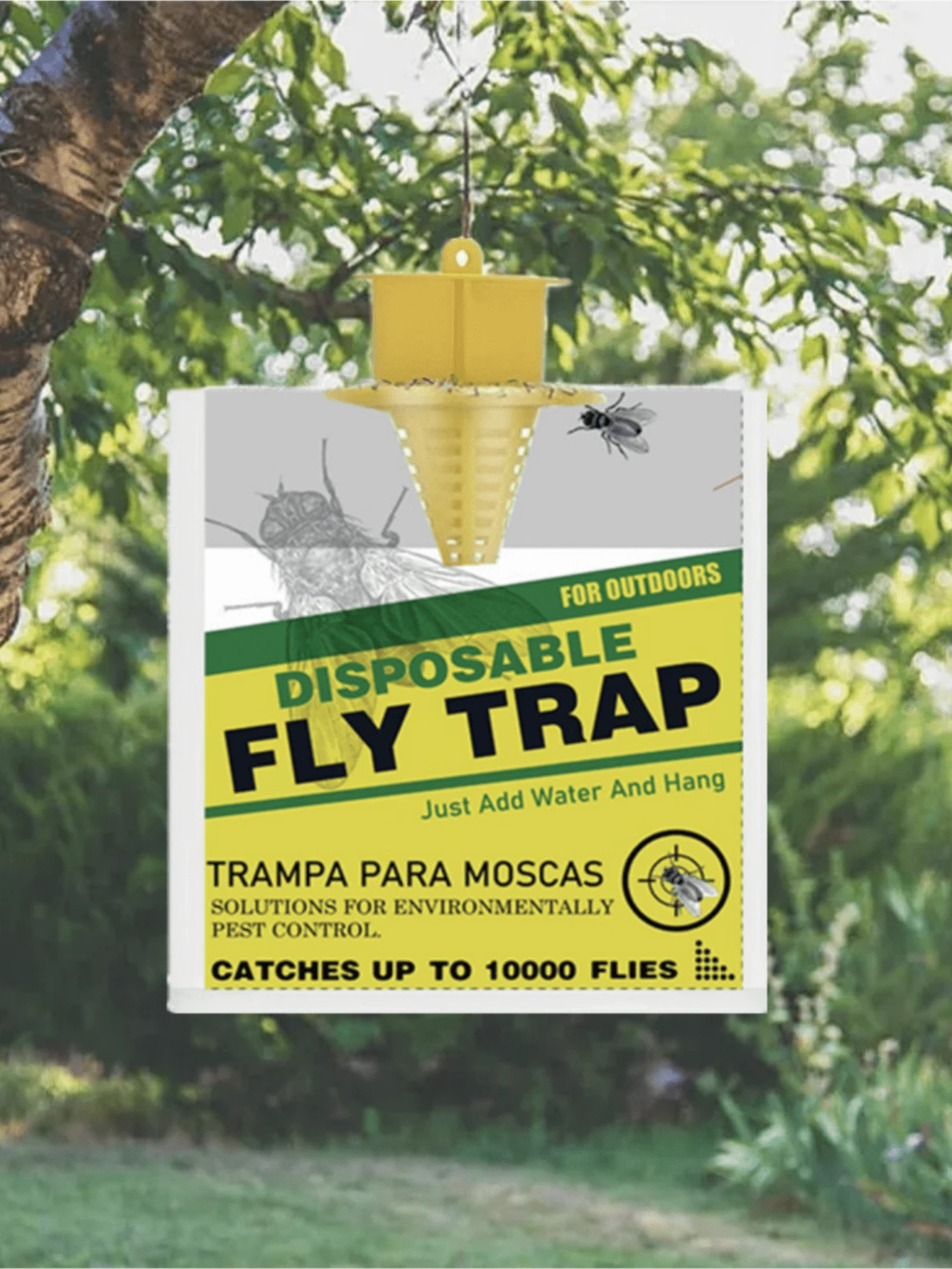 Hanging Disposable Fly Trap Bag Outdoor Household One Piece Pack ...