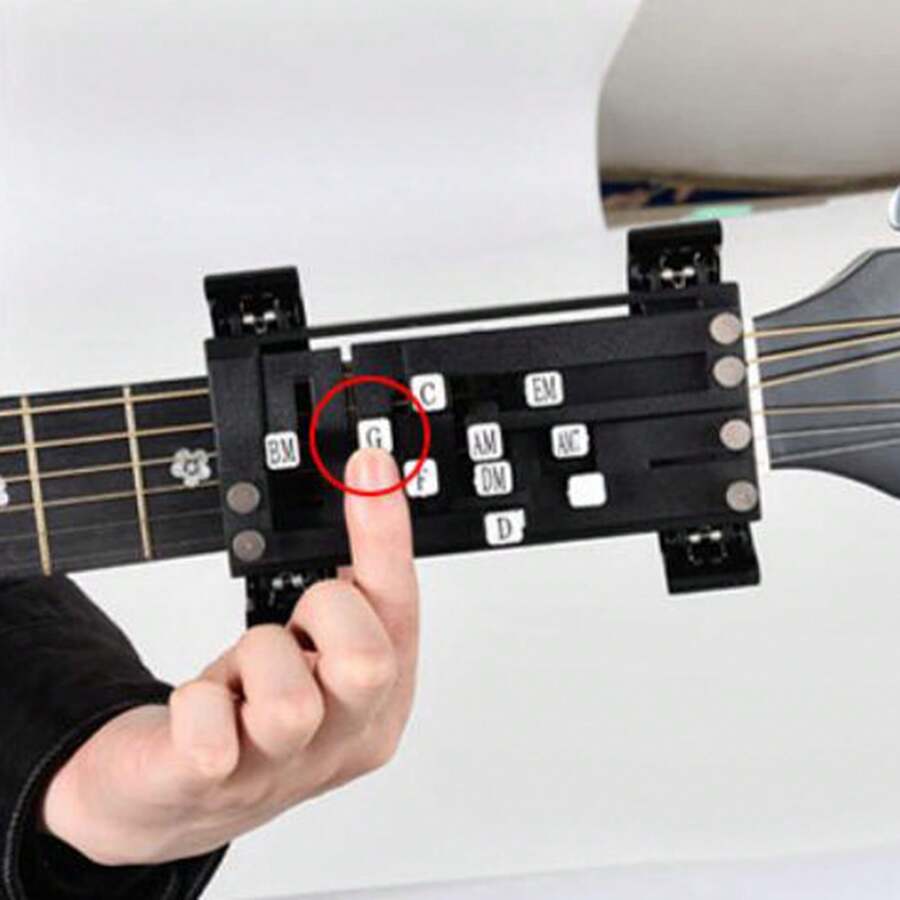 1pc Black Guitar Chord Training Tool For Beginners, Chord Practice ...