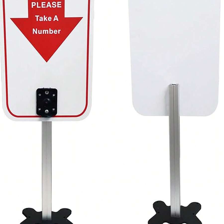 2 Digit Take A Number System Ticket Dispenser With Counter Stand And 1 ...