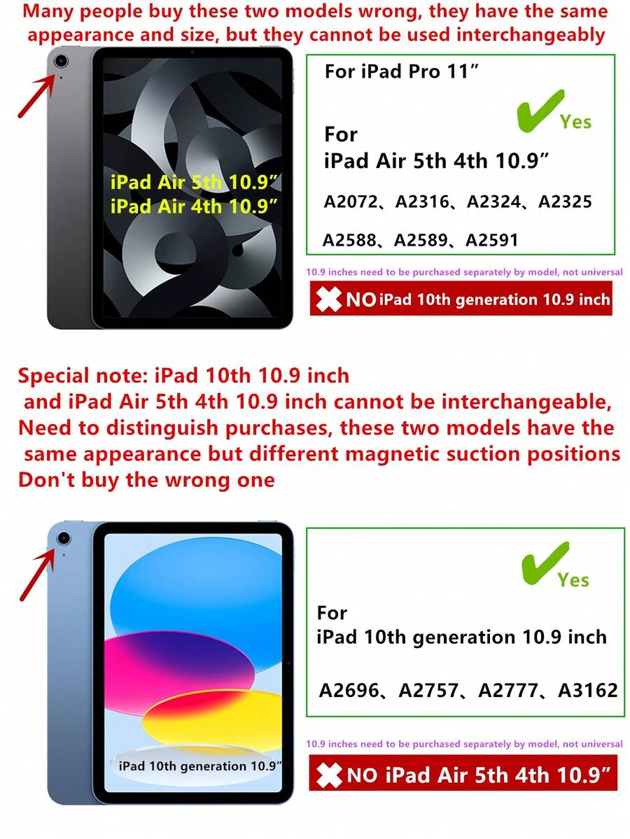 Magnetic Backlight Keyboard Case For IPad Pro 11 Inch 4th 3rd 2nd Air ...