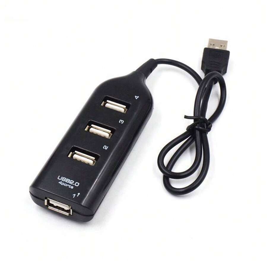 Divisor del hub USB de originalidad USB2.0 con 4 puertos, adaptador de hub USB, enchufe de ...