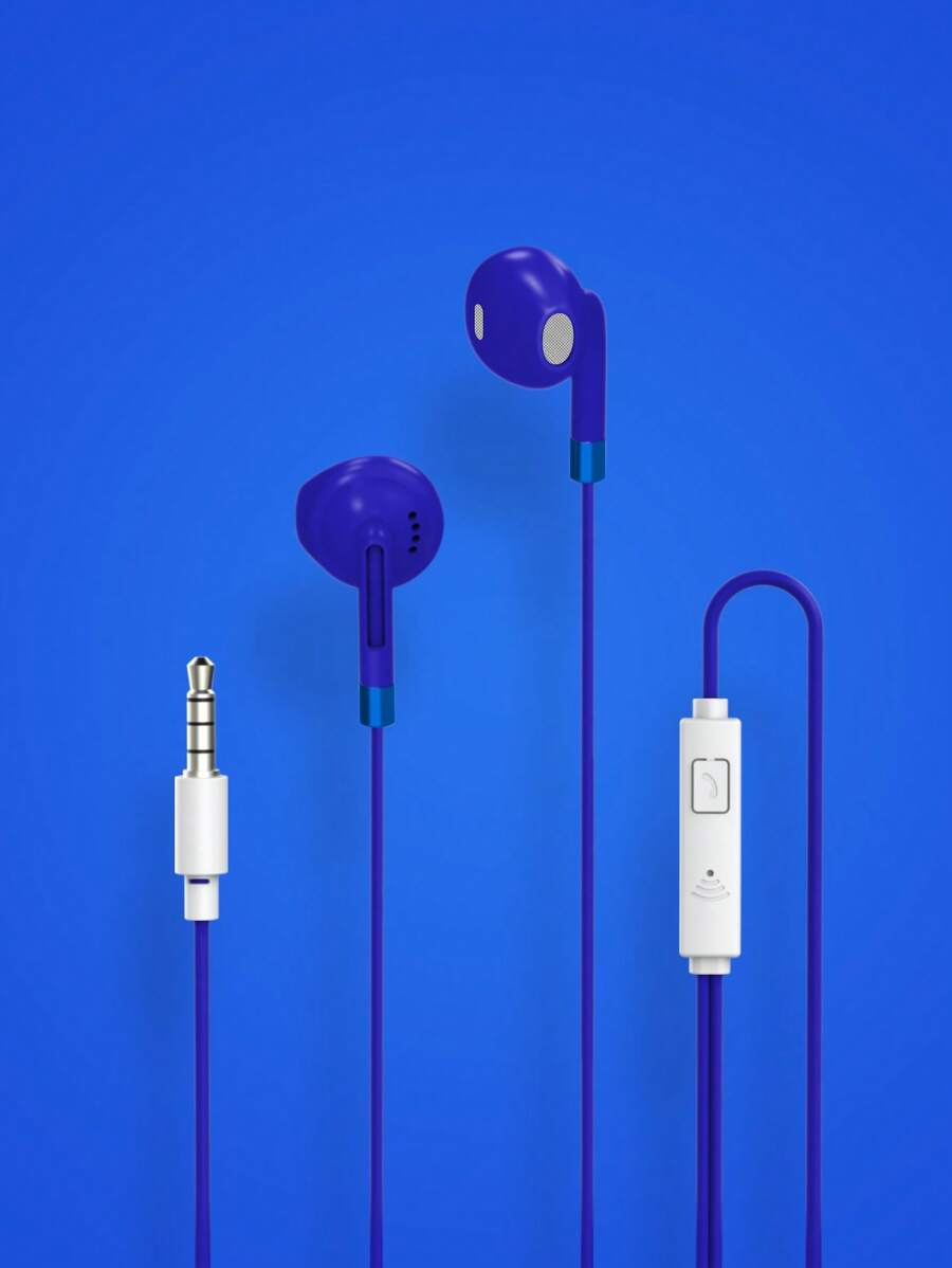 3.5mm Plug Half In Ear Comfortable Wired Headphones | SHEIN USA