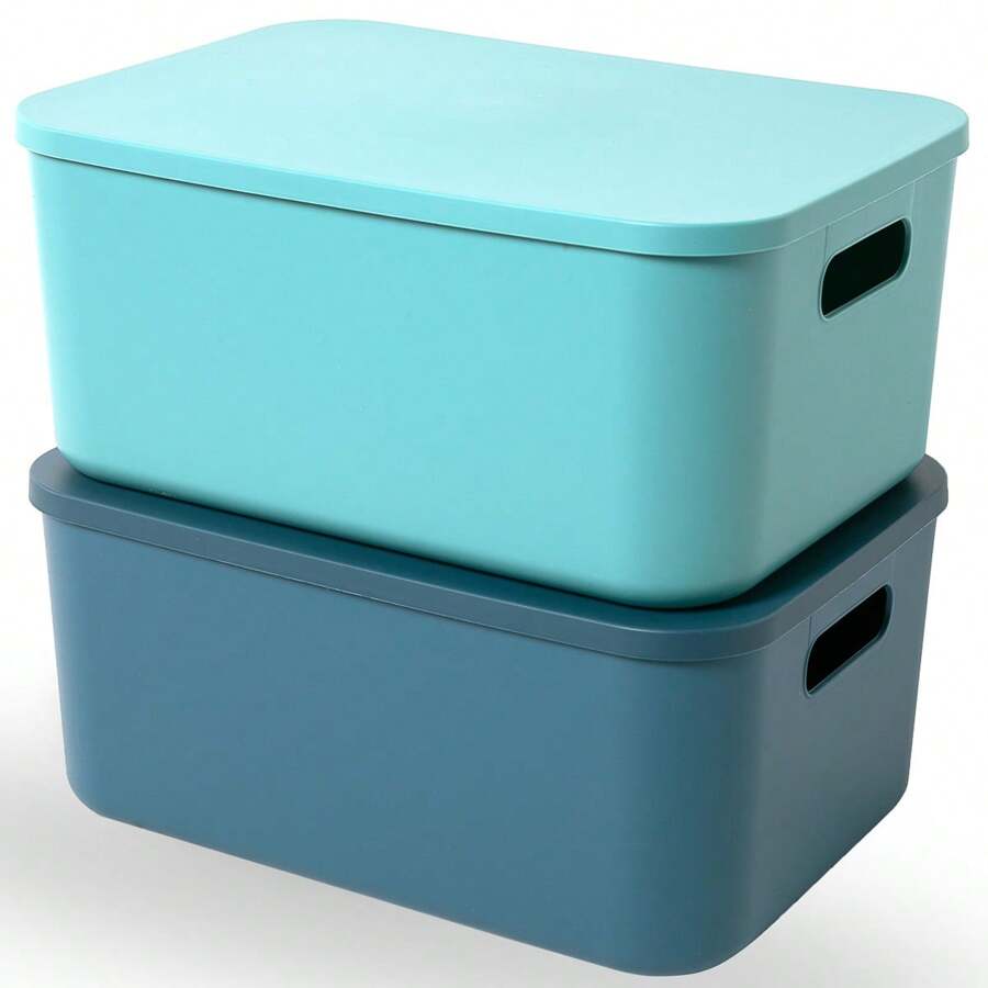 Plastic Storage Bins With Lid White Storage Containers With Lids ...