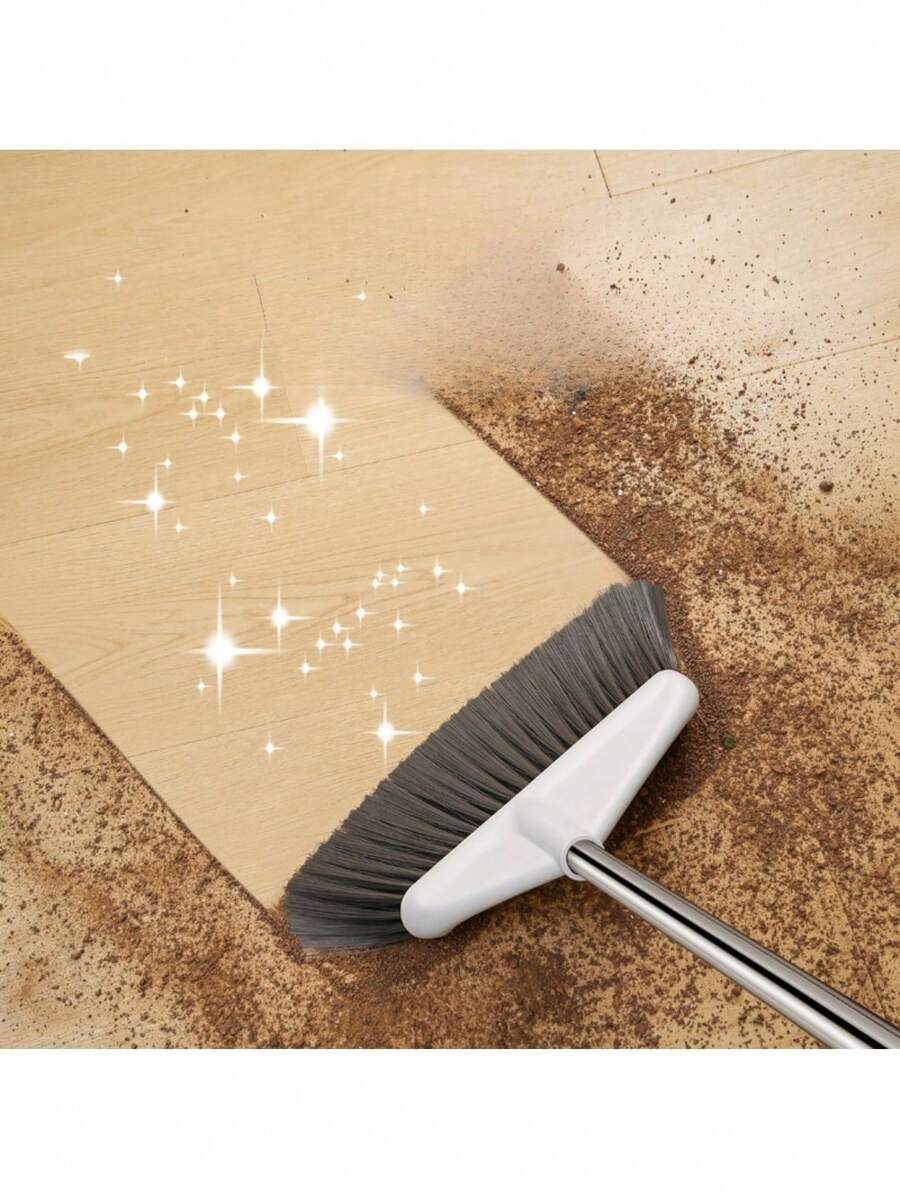 1pc Broom Household Large Extension Pole Soft Broom Long Handle No Bend ...