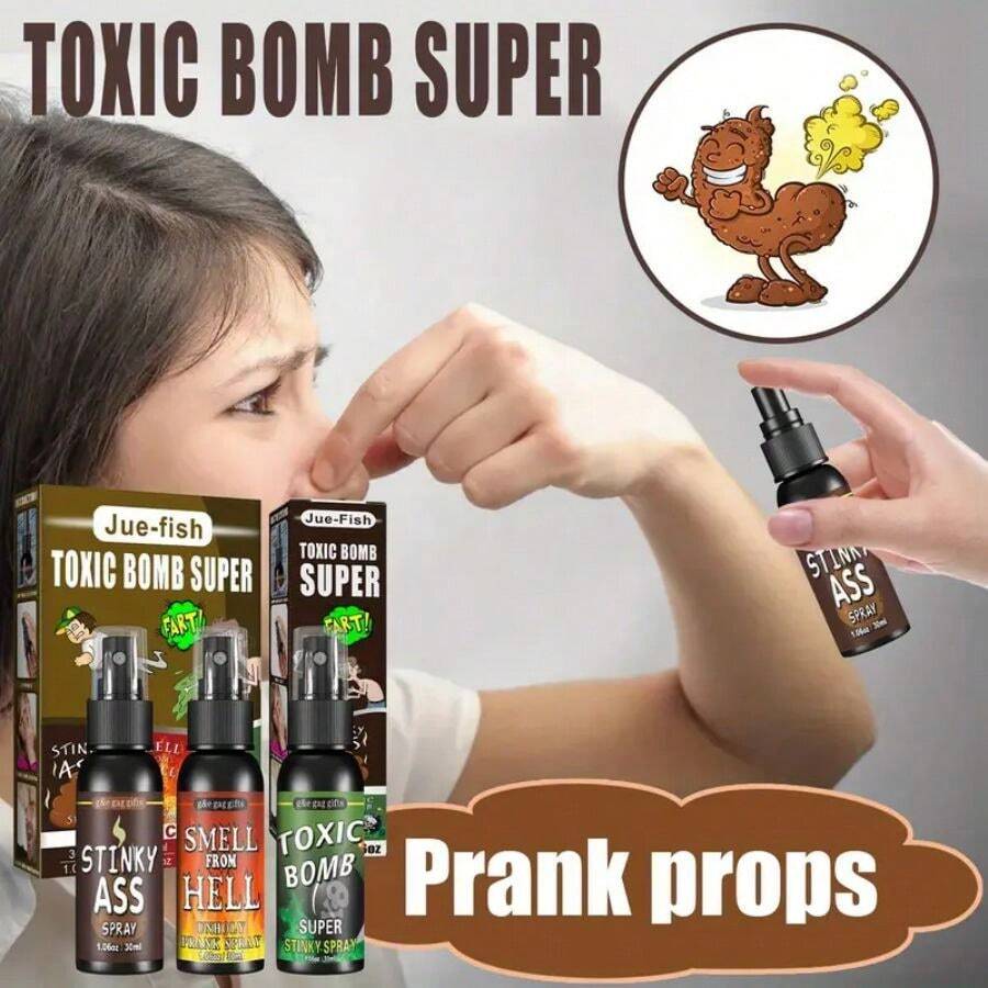 Fart Spray Prank Liquid Toy For April Fool's Day, Funny Smell ...