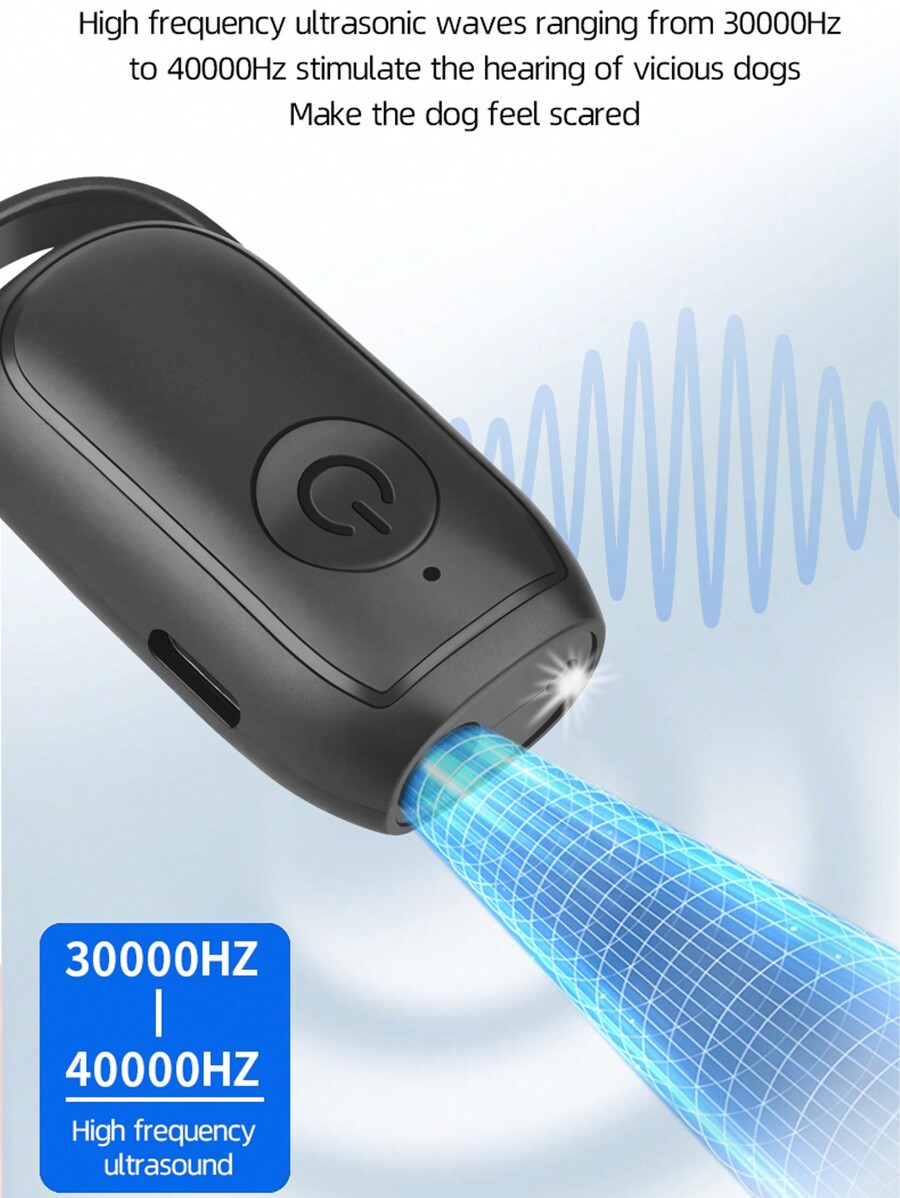 Mini Ultrasonic Dog Repeller High Power Long Distance Training Stop ...