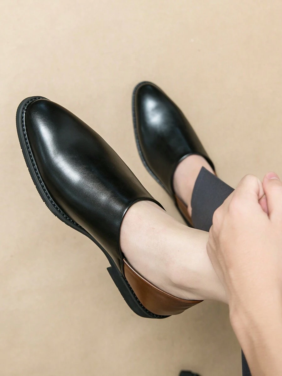 Men's British Style Formal Leather Shoes | SHEIN USA