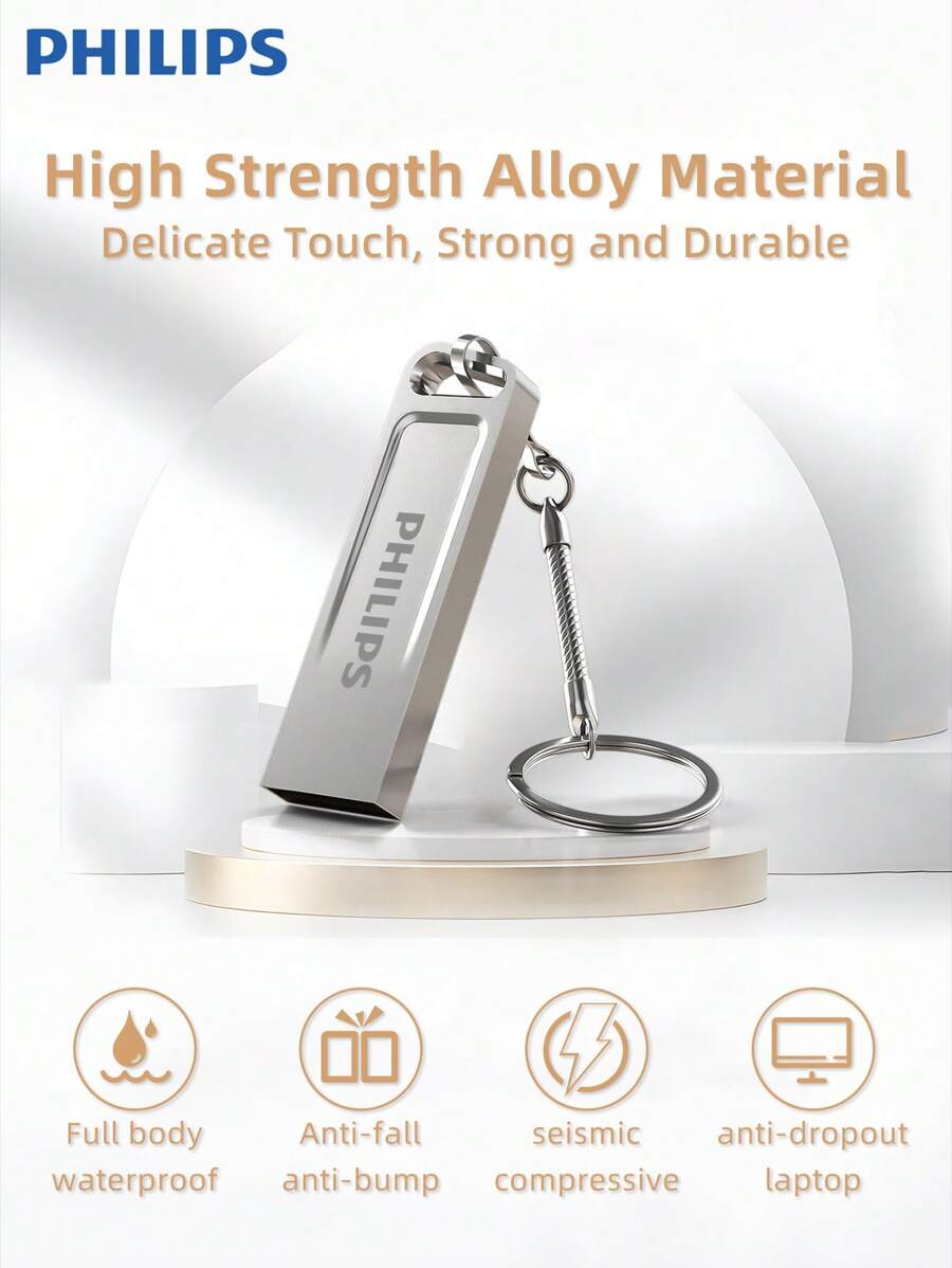 PHILIPS Pamięć flash USB BAR Plus 3.2, 128 GB, 150 MB/S, wytrzymała ...