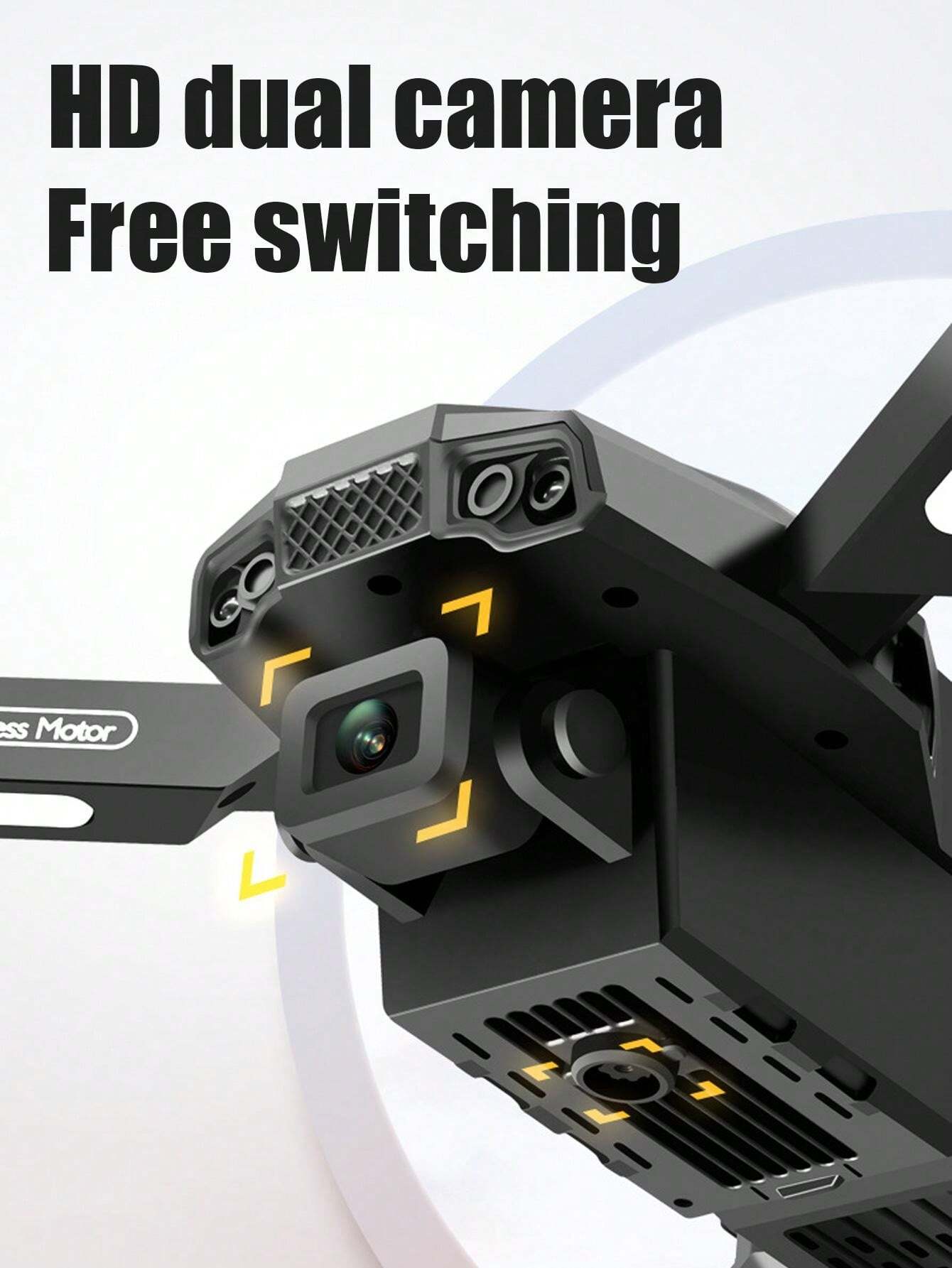 O avião de brinquedo F198 é equipado com câmeras duplas e motores sem escova, pairamento ...