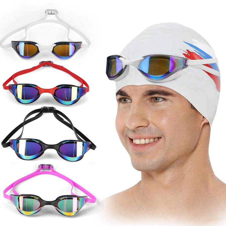 Outdoor Swimming Pool Men's And Women's Training Swimming Goggles Adult ...