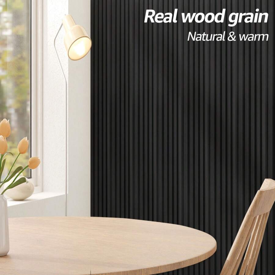 Art3d 16-Pack 3D Wall Panel,WPC Slat Wall Panels,3D Wall Accents For Interior Wall Decor, Living ...