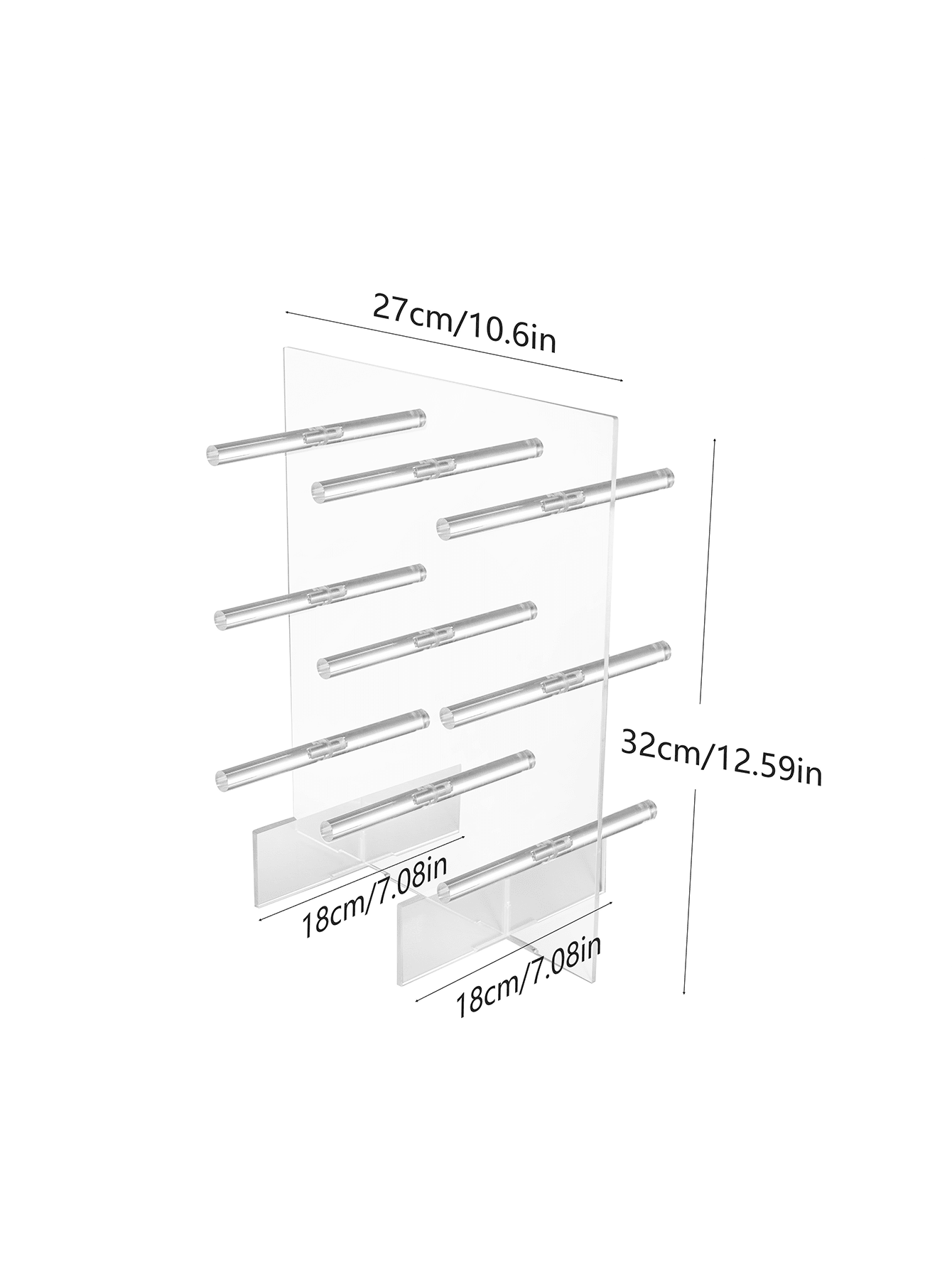 Acrylic Donut Wall Display Stand Clear And Reusable Donut Holder Doughnut Tower For Dessert
