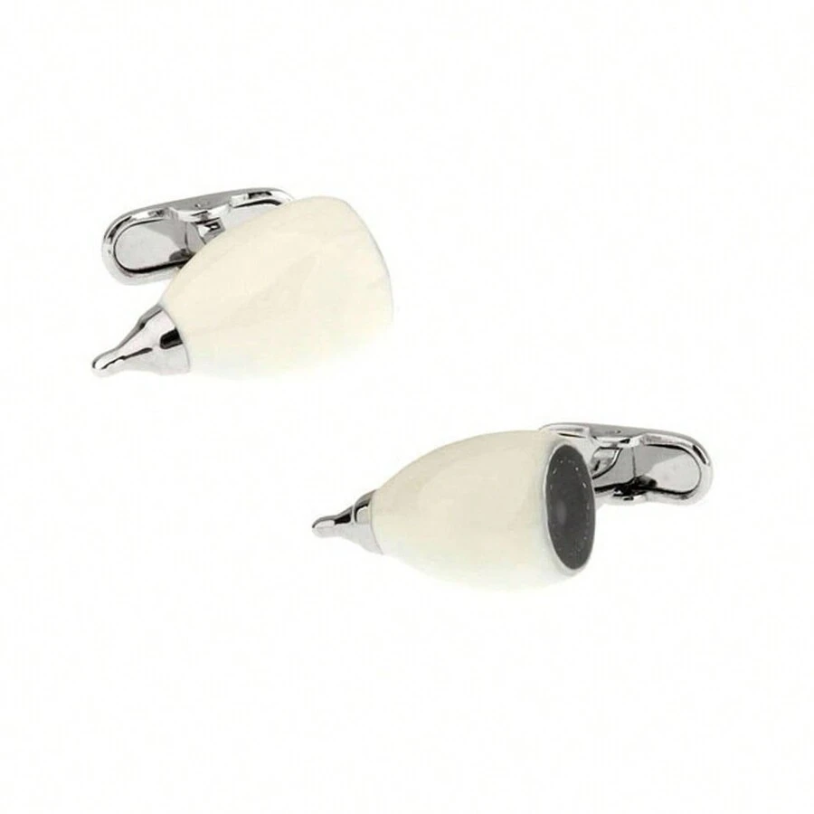 White Jet Engine Cufflinks Love Of Flying Heavy White Enamel Aircraft ...