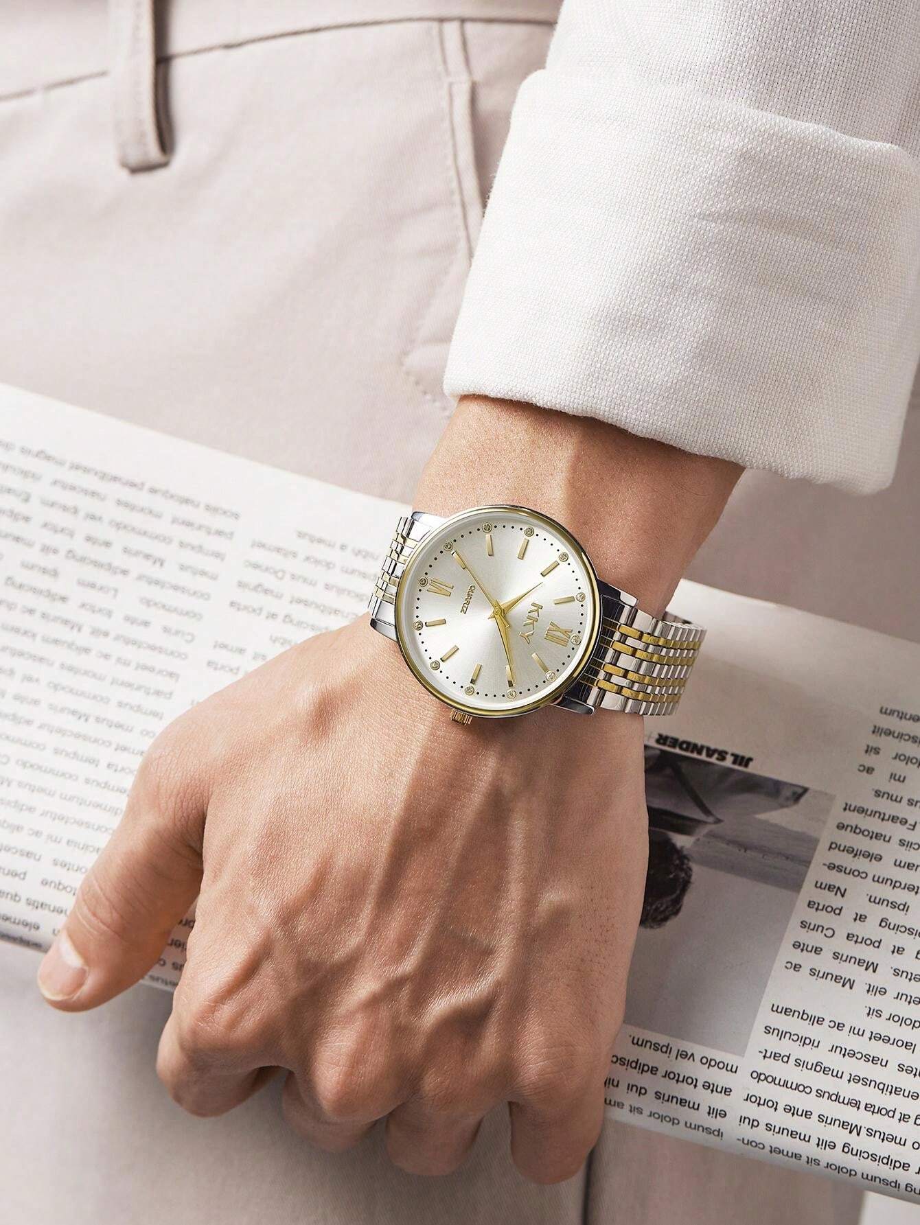 Relógios Quartz Masculinos KKY 2024 Novo modelo, Design Ultra Fino e ...