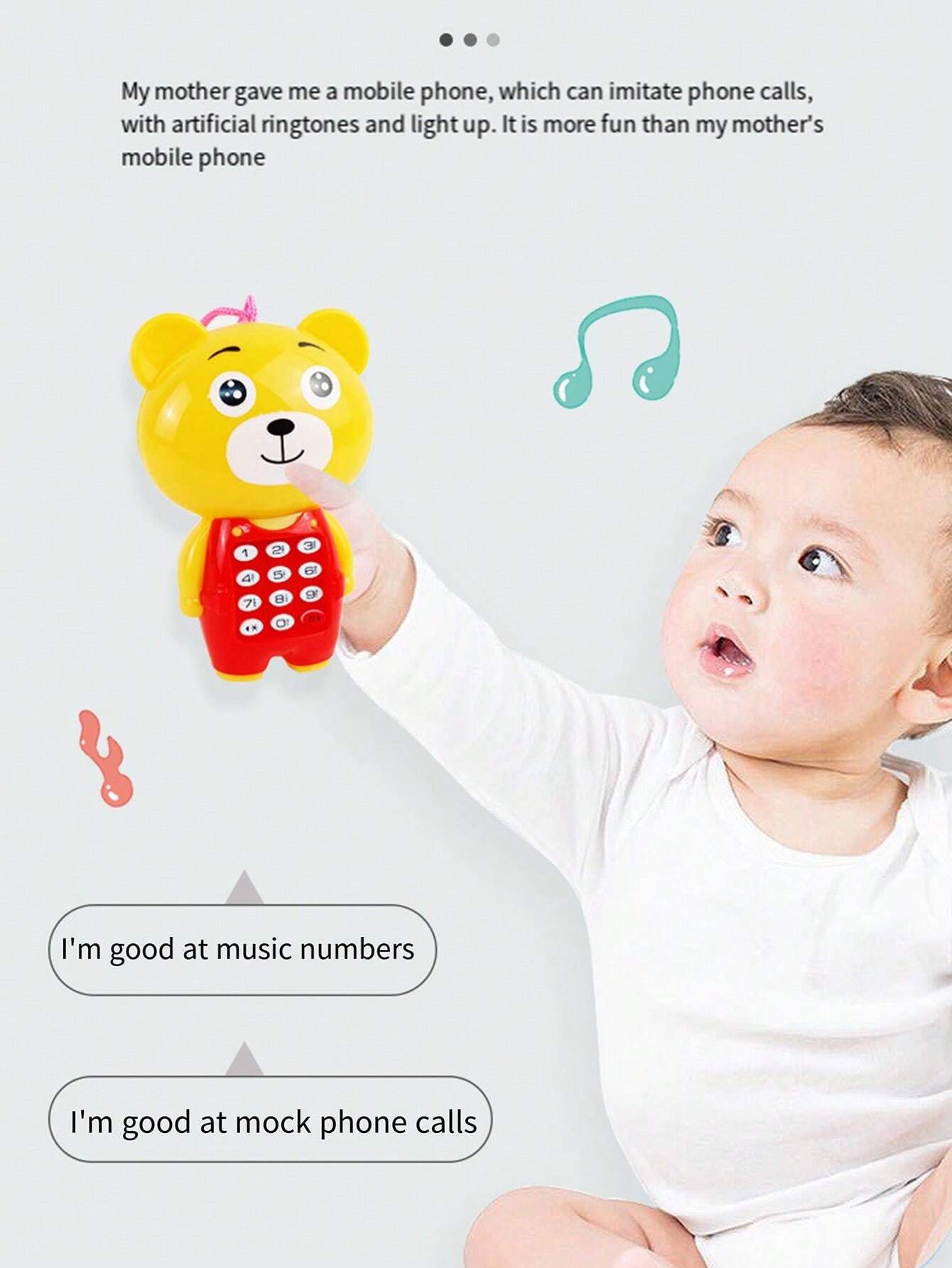 Children's Musical Toy Phone Early Education Puzzle Telephone For ...