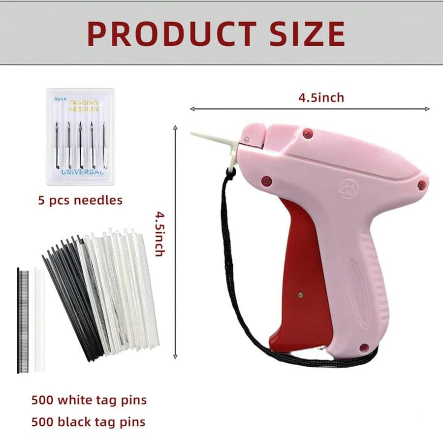Stitchy Stitch Gun, Tagging Gun For Clothing, Stitch Gun With 5 Steel ...