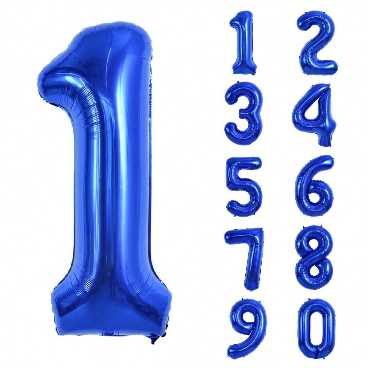 1pc 40 Inch Jumbo Gold Foil Mylar Number Balloons For Men Women ...