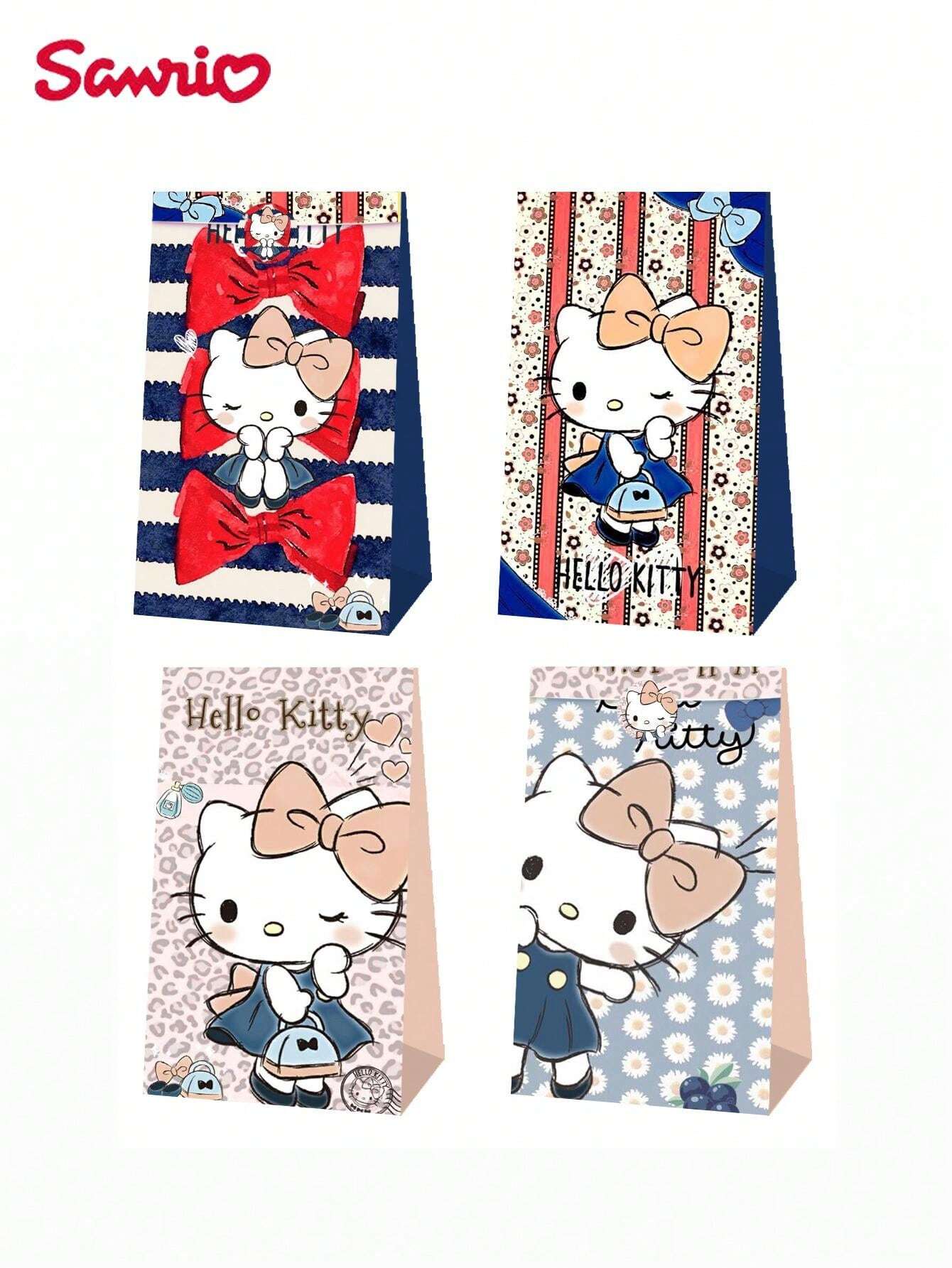 12PCS Sanrio Officially Licensed Hello Kitty Candy Cake Gift Bag ...
