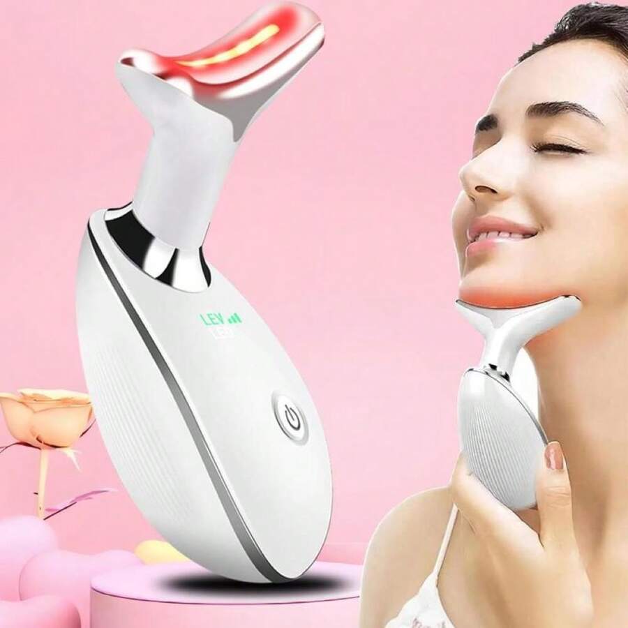 Face And Neck Massager,Multifunctional Facial Skin Care Tools,3/7 Color ...