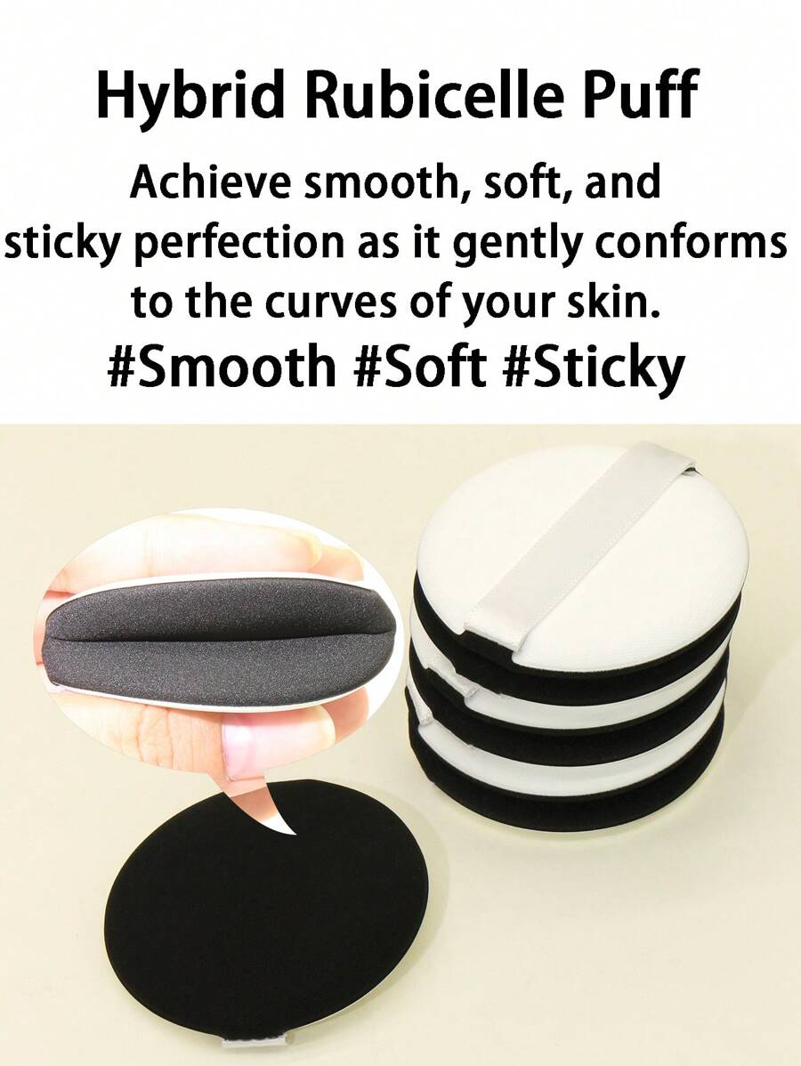 4 Packs Air Cushion Makeup Puffs For Foundation And Carrying Case ...