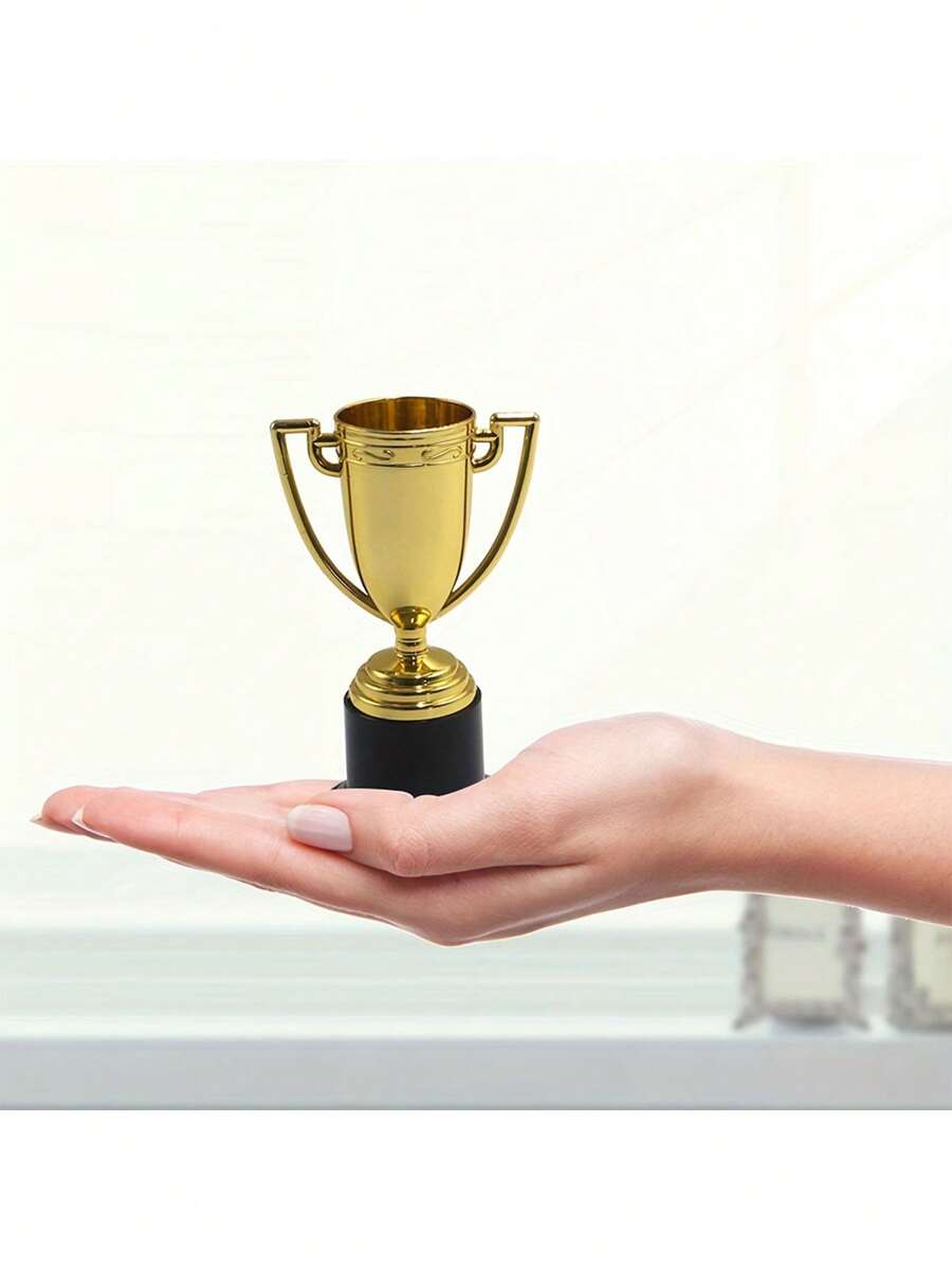 24 Pack Mini Trophies For Awards, Gold Participation Trophy Cups For ...
