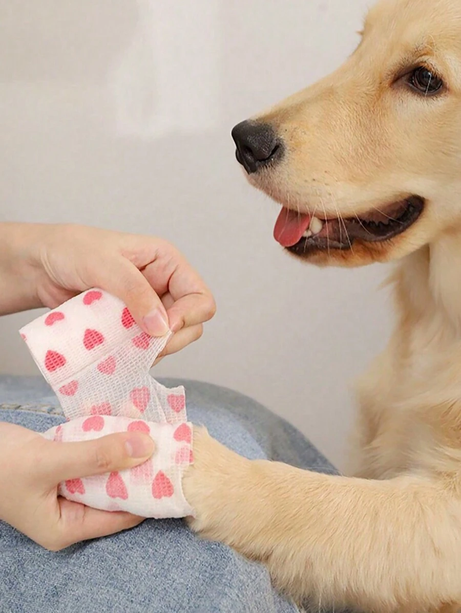 12pcs-Pet Puppies Go Out With Anti Dirty Leg Bandages And Self-Adhesive ...