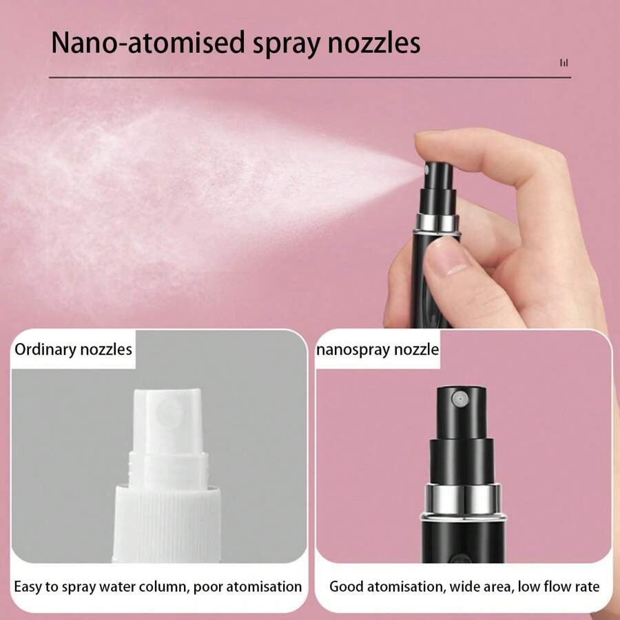 5ml Vacuum Refillable Perfume Bottle, Portable Atomizer With Bottom ...