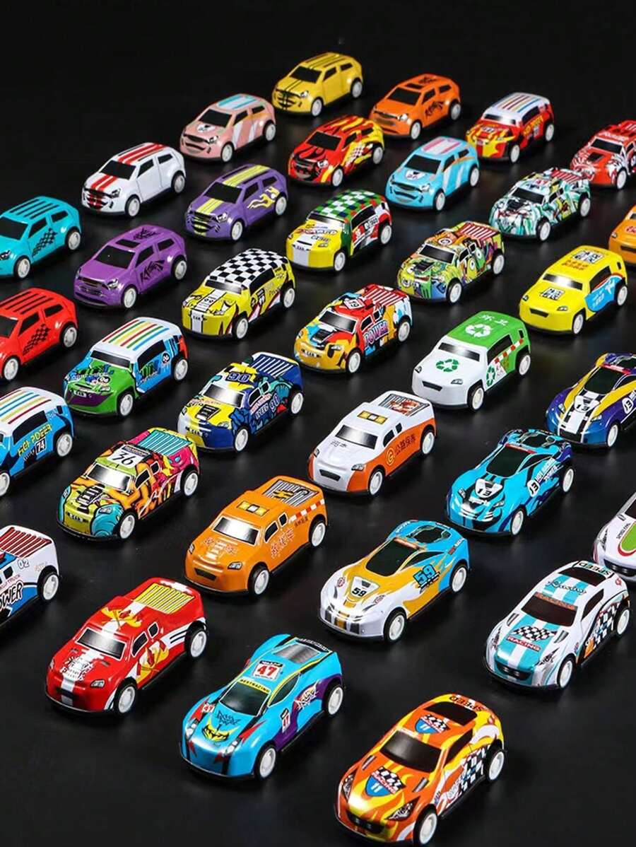 Random Pull Back Metal Mini Toy Race Car With Track Launcher, Racing ... Random Pull Back Metal Mini Toy Race Car With Track Launcher, Racing ...