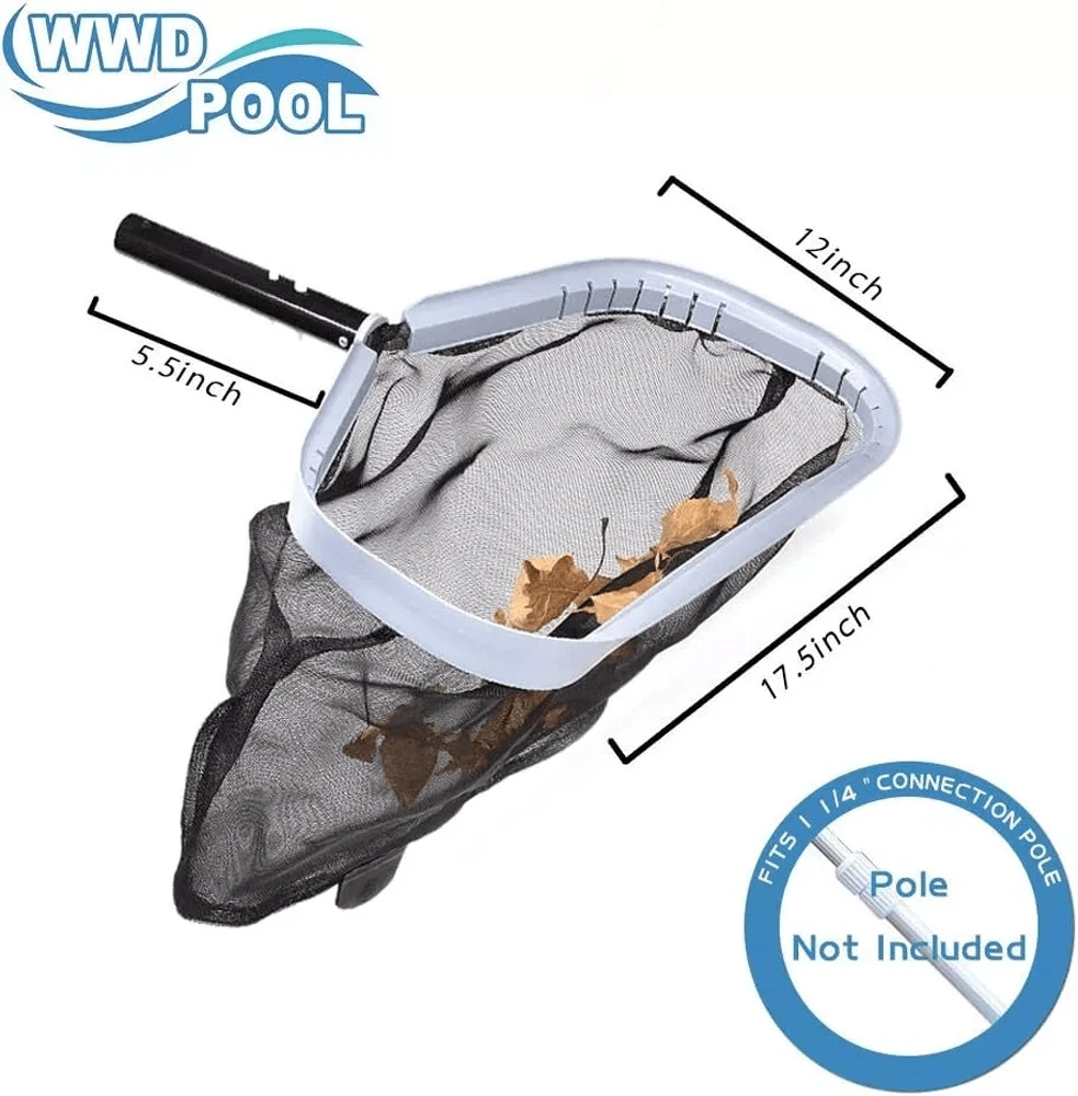 Pool Leaf Mesh Net 17.5" Larger Capacity Heavy Duty Pool Nets For ...