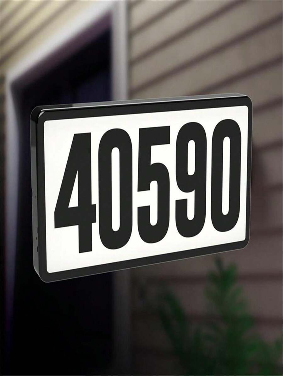 Westek 3002482 Dusk To Dawn Hardwired LED White Address Light | SHEIN USA