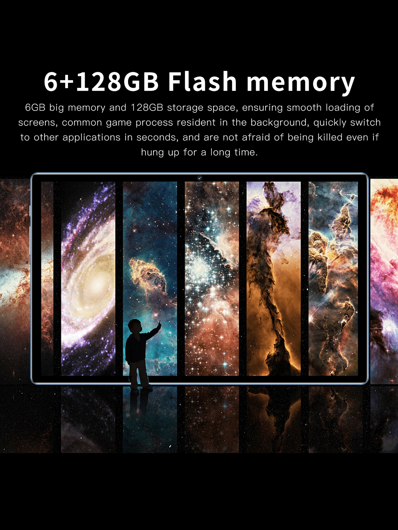 Qetupa Tablet Android 13 Qetupa M9-4 de 10,1 polegadas, 6GB de RAM ...