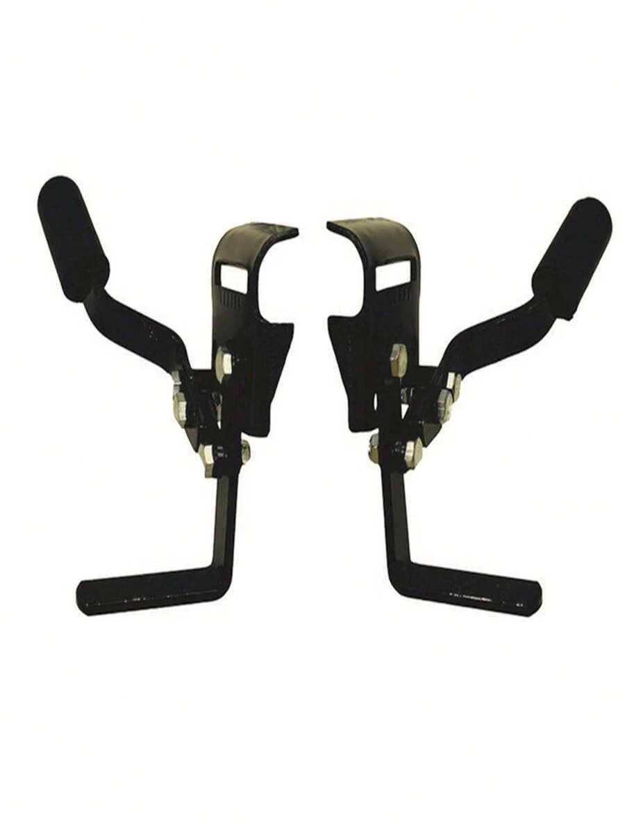 Bolt On Invacare Wheel Lock Fixed Armrest For Wheelchair, Black - Set ...