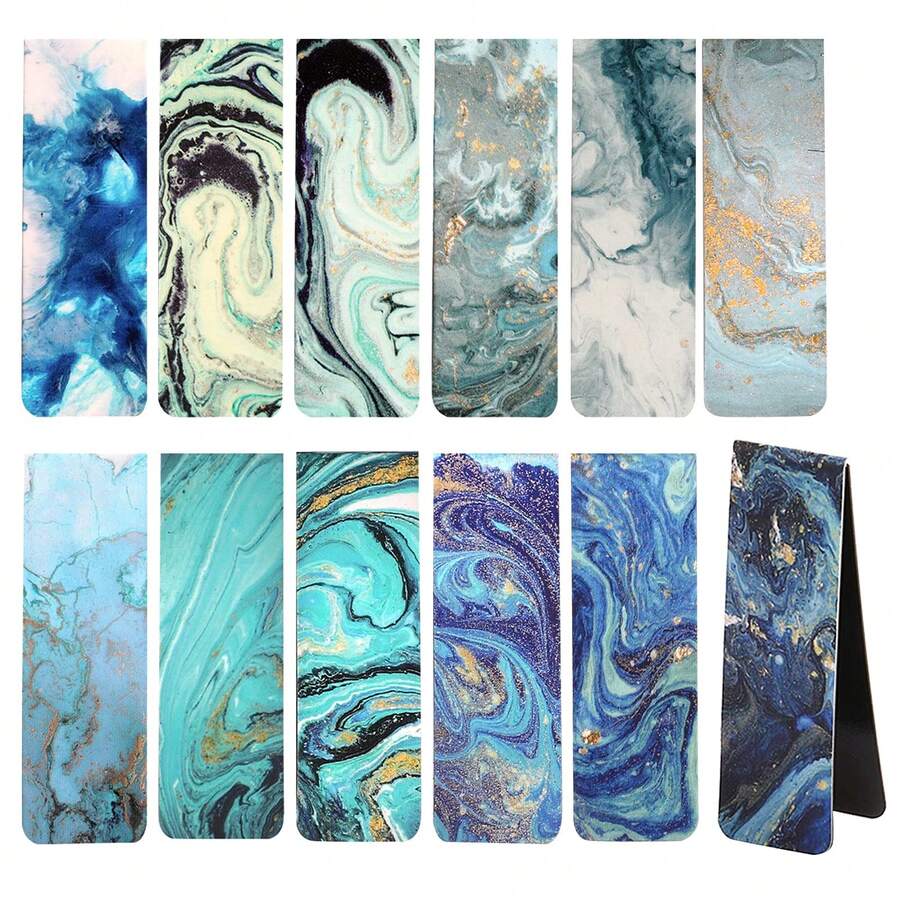 12 Packs Ocean Theme Magnetic Bookmarks, Bookmarks For Teachers Reading ...