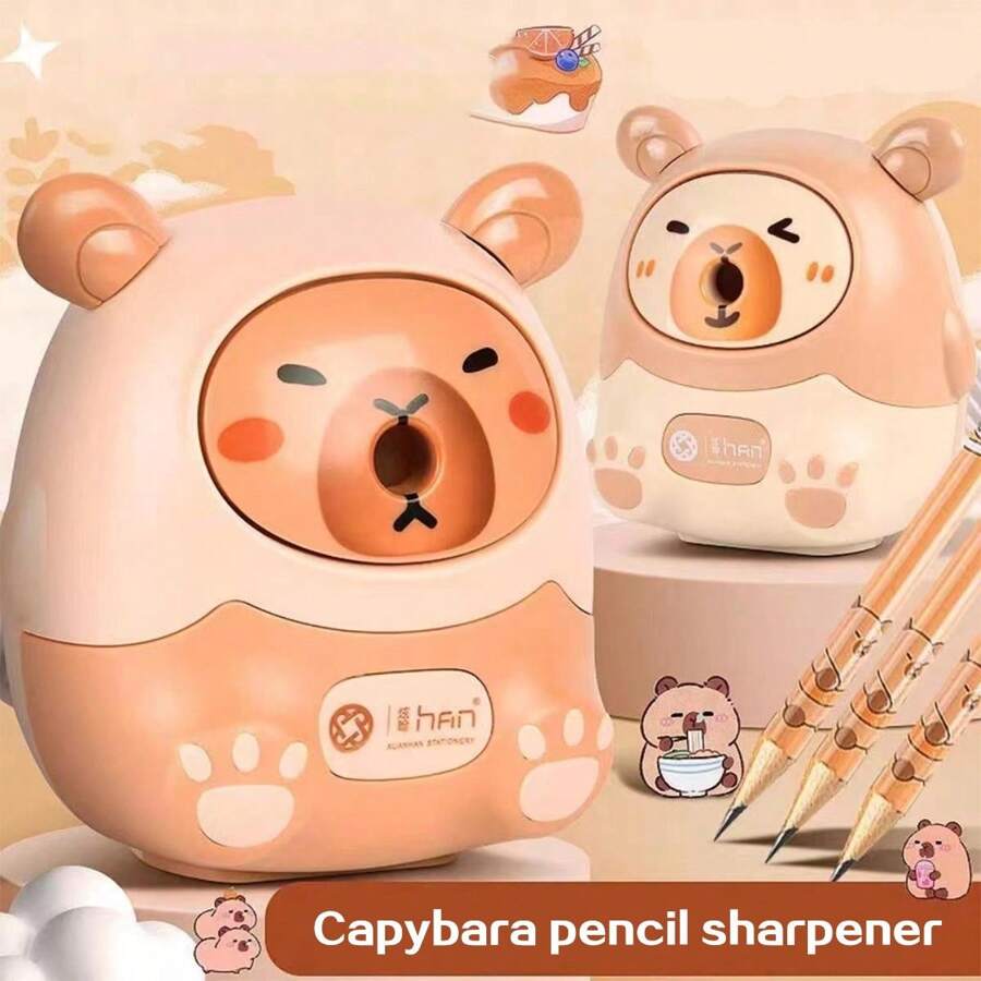 Cute High Appearance Level Automatic Lead Capybara Pencil Sharpener 1pc ...