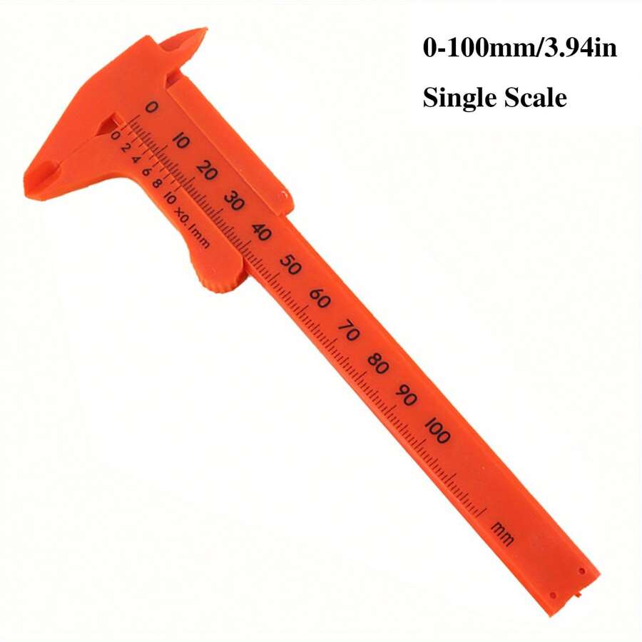 0-150mm Precision Plastic Vernier Caliper Micrometer Ruler DIY ...