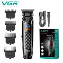 VGR VGR Hair Cut Machine Barber Clippers Cordless Professional Hair Trimmer For Men V-972-Black ...