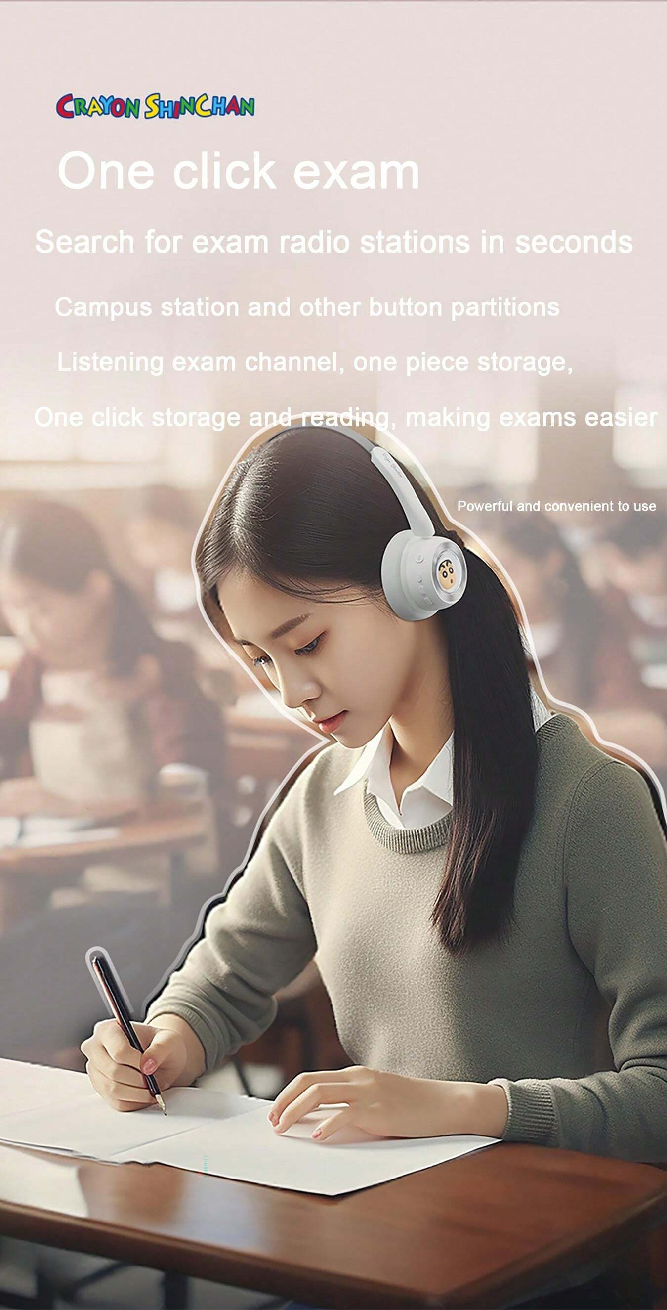 Crayon Shin Chan TV01 Wireless Headphones Headset Sport Headphone Game ...