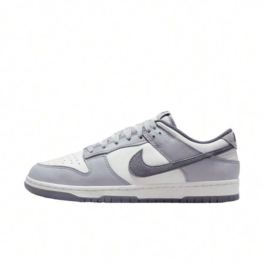 Nike Dunk Low SE Men's Skateboarding Shoes, White/Grey, FJ4188-100 ...
