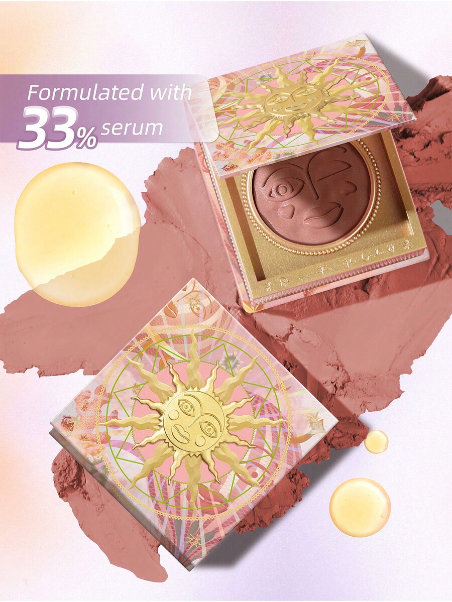 GIRLCULT Emotion Blush 10 Fuwa 2g(0.07oz),Matte Bouncy Blush Makeup Powder,Oil-Free Silky Makeup ...