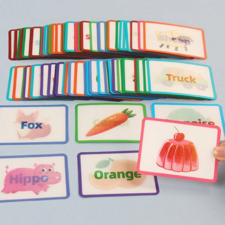 Tarjetas Flash 3D basadas en papel para niños, tarjetas de conversión ...