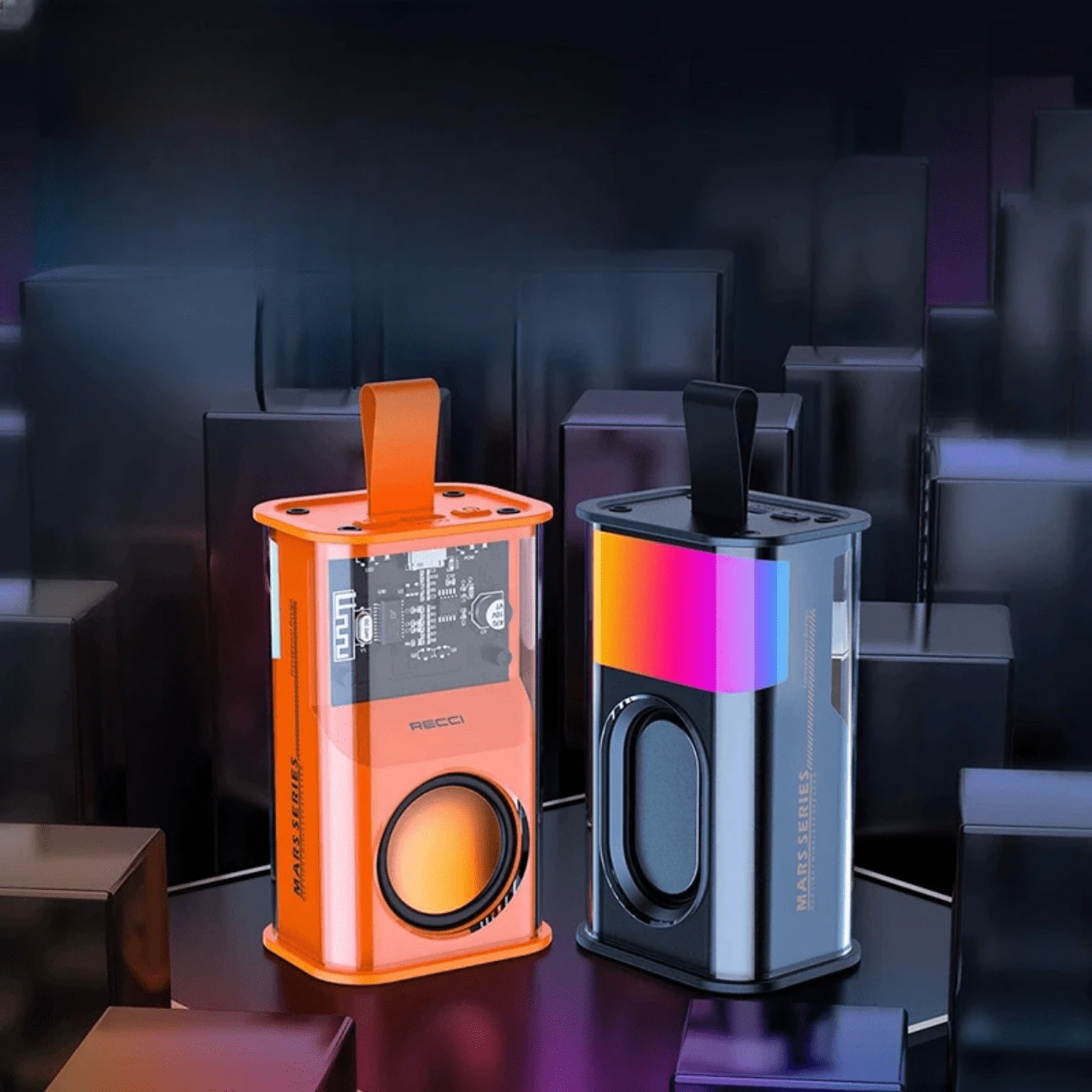 Alissa Mini Caixa de som bluetooth RGB portátil 5W - RHD10013 | SHEIN ...