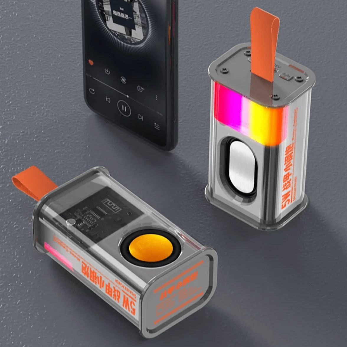 Alissa Mini Caixa de som bluetooth RGB portátil 5W - RHD10013 | SHEIN ...