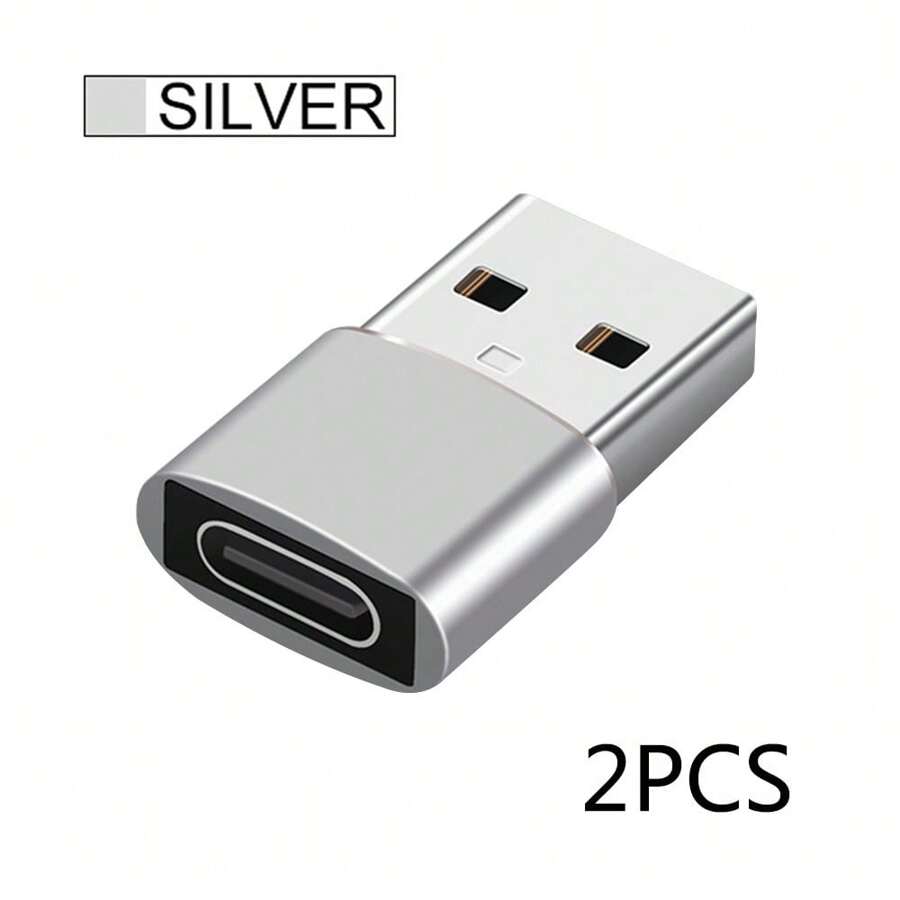 NNBILI 2Pcs USB To Type C OTG Adapter USB USB-C Male To Micro USB Type ...